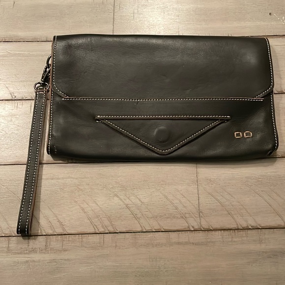 Bed Stu | Bags | Bed Stu Black Leather Clutch | Poshmark